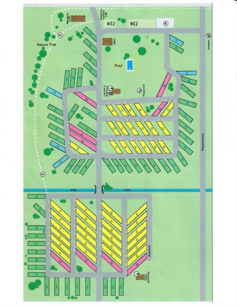 Park Map - Wandering Oaks RV Resort
